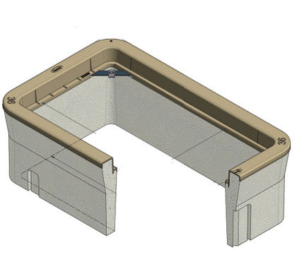 Christy N36 Concrete Utility Box 17" x 30" at Central Valley | Valve ...