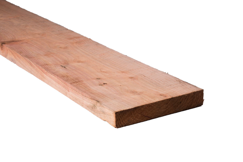 2" x 12" Con-Heart Rough Redwood | Rough Con-Heart Redwood