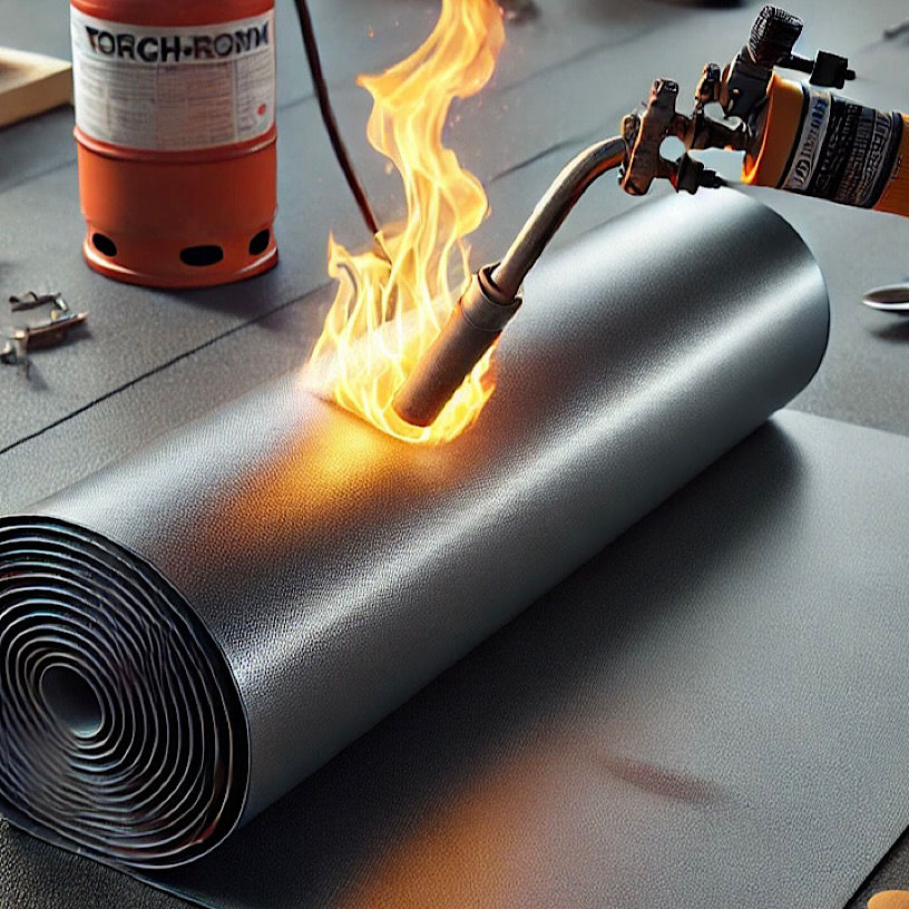 Torch Down | Roll Roofing