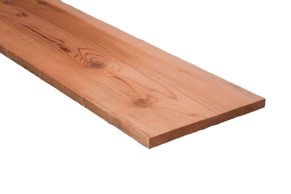 1" x 12" Con-Heart Rough Redwood | Rough Con-Heart Redwood