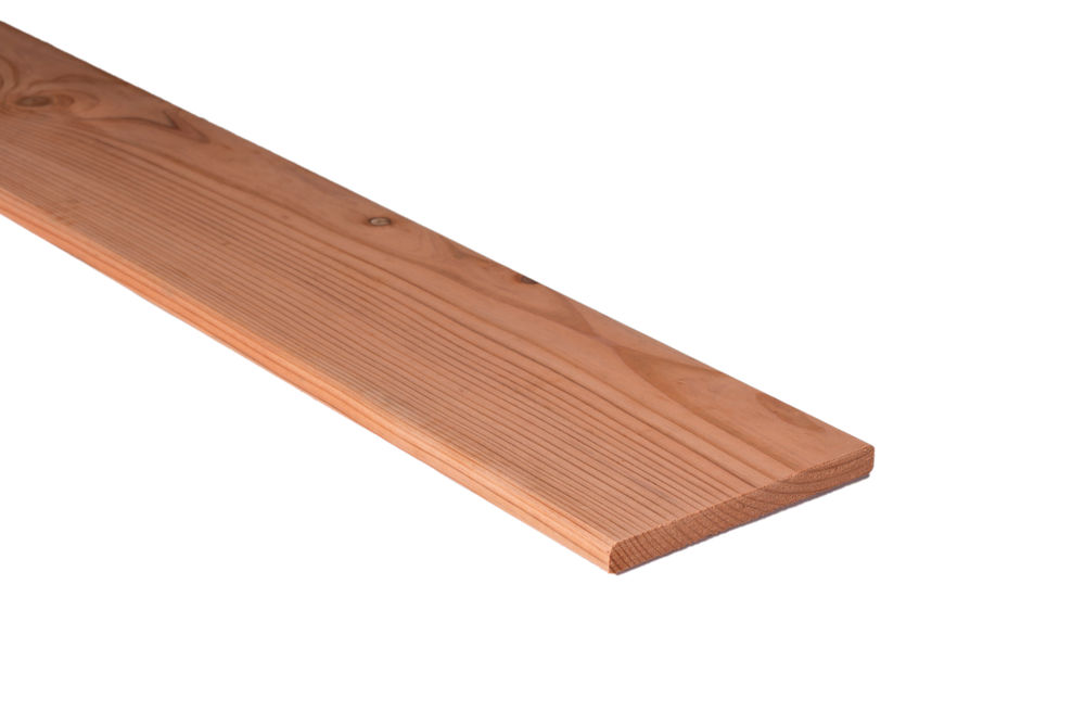 1" x 8" Super Heart S1S2E Redwood | Smooth Con-Heart Redwood