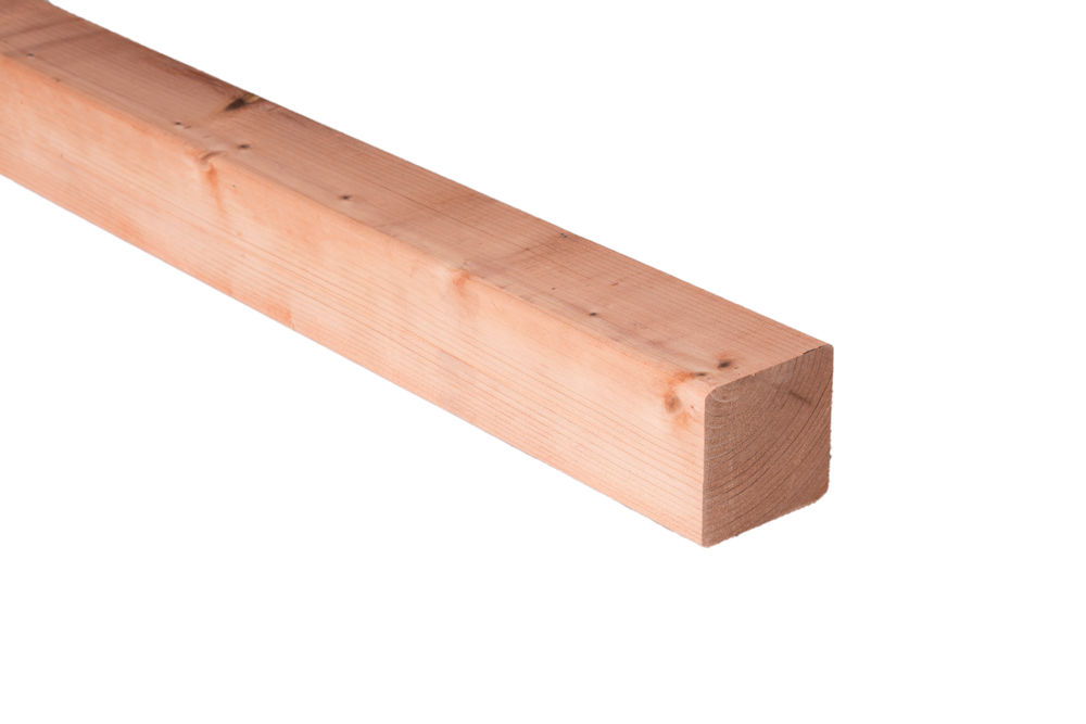 4" x 4" Con-Heart Smooth Redwood | Smooth Con-Heart Redwood