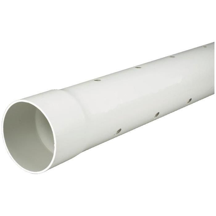 SDR35 Perforated PVC Pipe Bell End 3-in x 10-ft (sold by the foot) at ...
