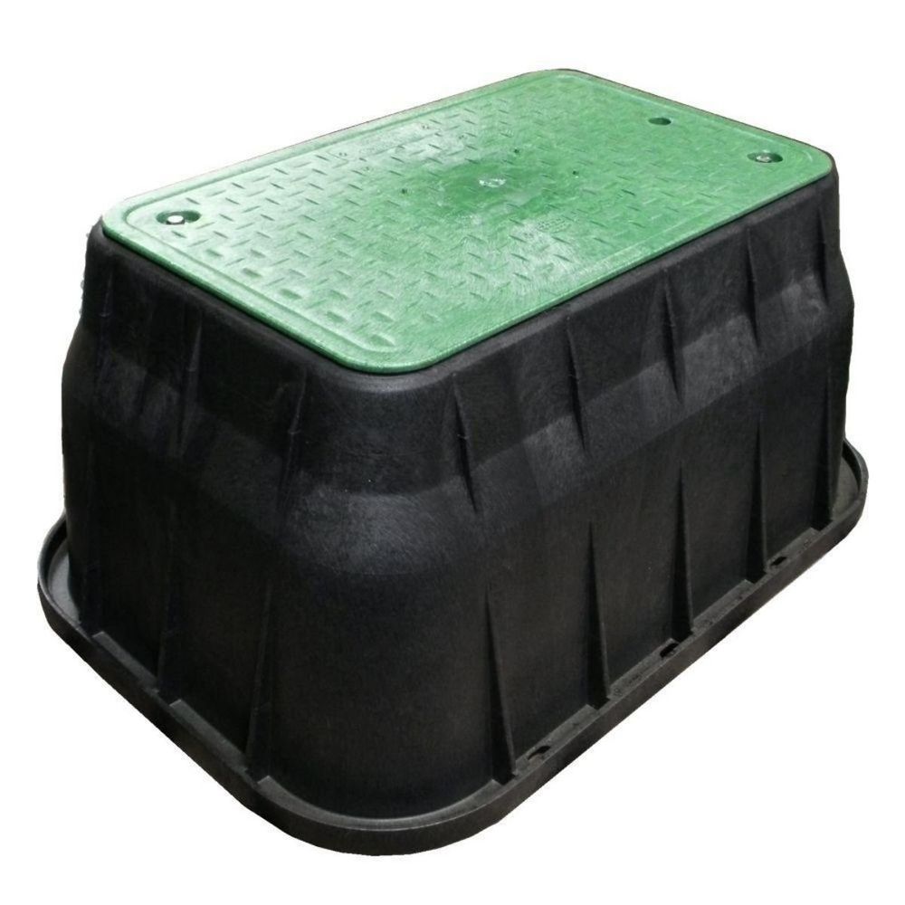 NDS 326BCB Pro-Spec HDPE Corrugated ICV Valve Box & Overlapping Bolt ...