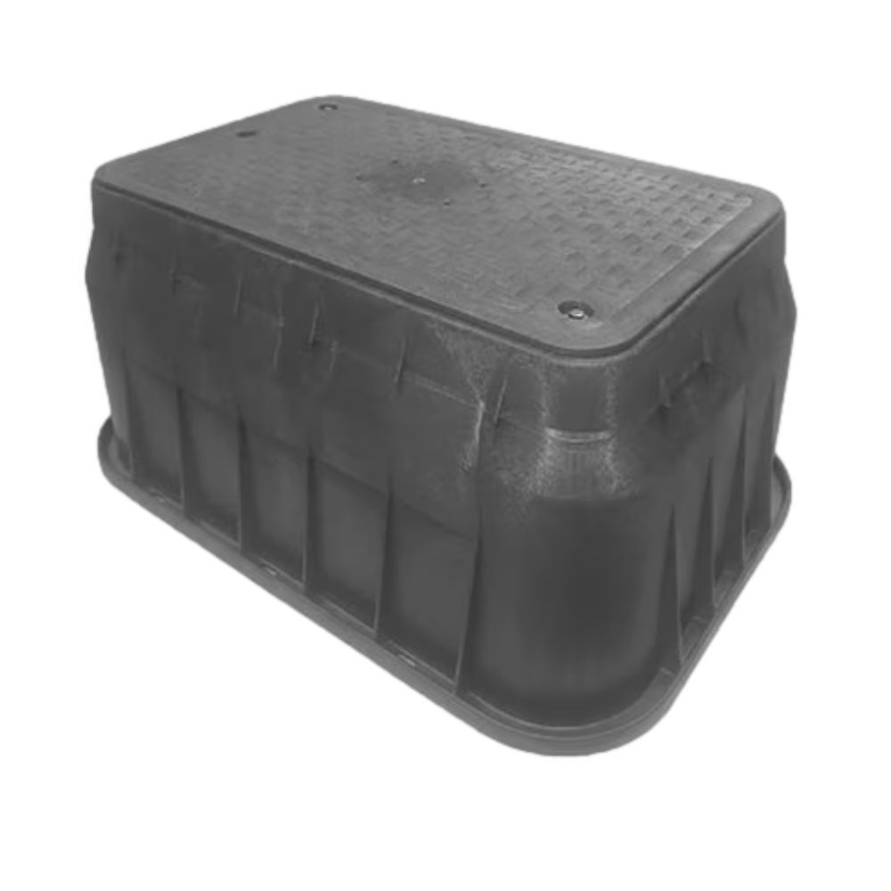 NDS 324BCB Pro-Spec HDPE Corrugated ICV Valve Box & Overlapping Bolt ...