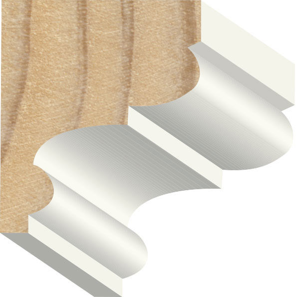 Primed Pine Crown Moulding | Primed Pine Moulding