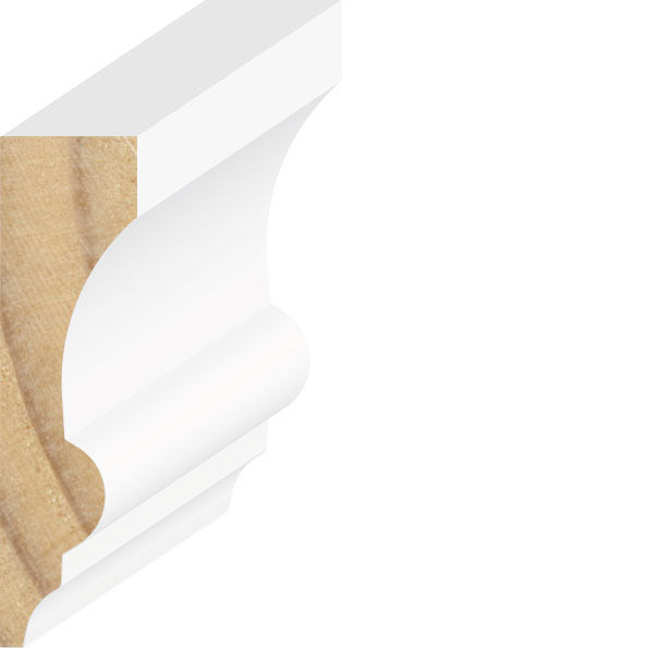 Primed Pine Apron Moulding | Primed Pine Moulding