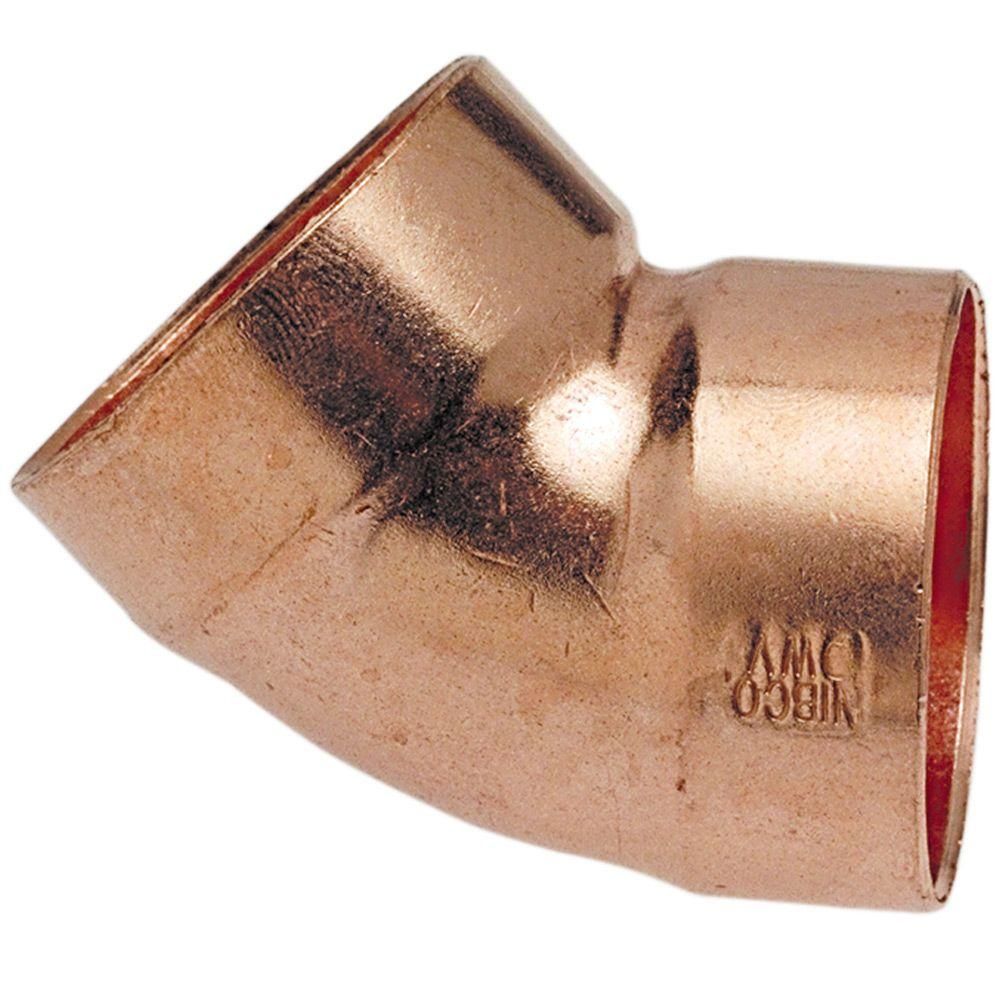 Copper Dwv 45 Degree Elbows | Dwv Fittings & Pipe