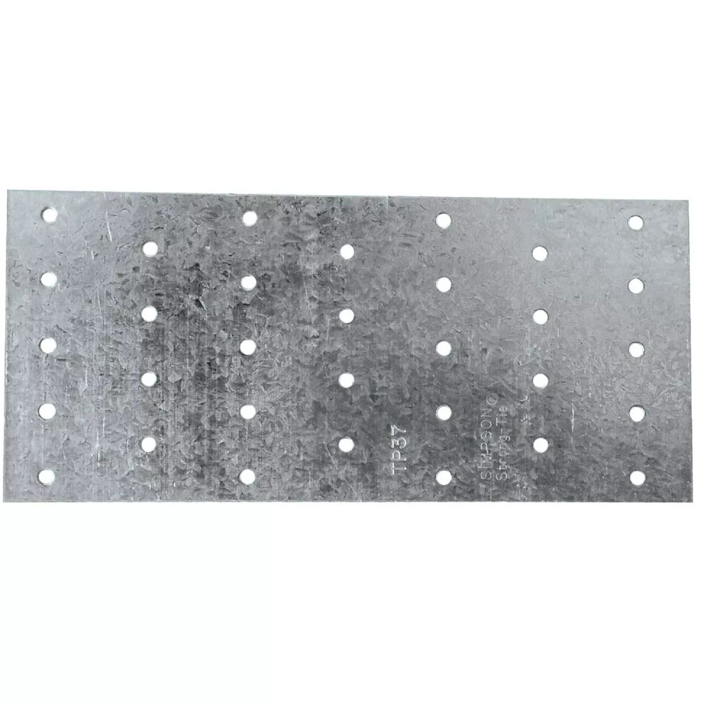 Simpson Strong-Tie 3-1/8" x 7" Galvanized Steel 20 Ga. Tie Plate at S.W ...