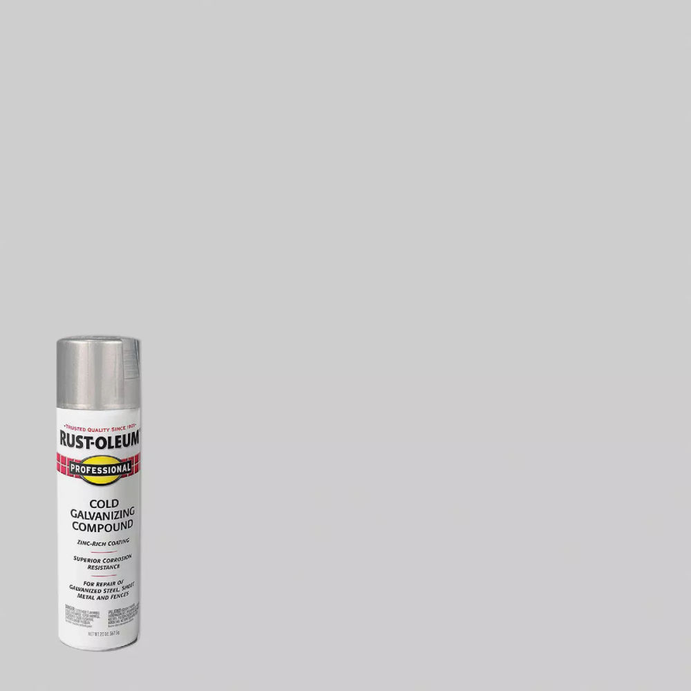 Rust-Oleum Professional 20 Oz. Flat Galvanizing Compound Spray Paint ...