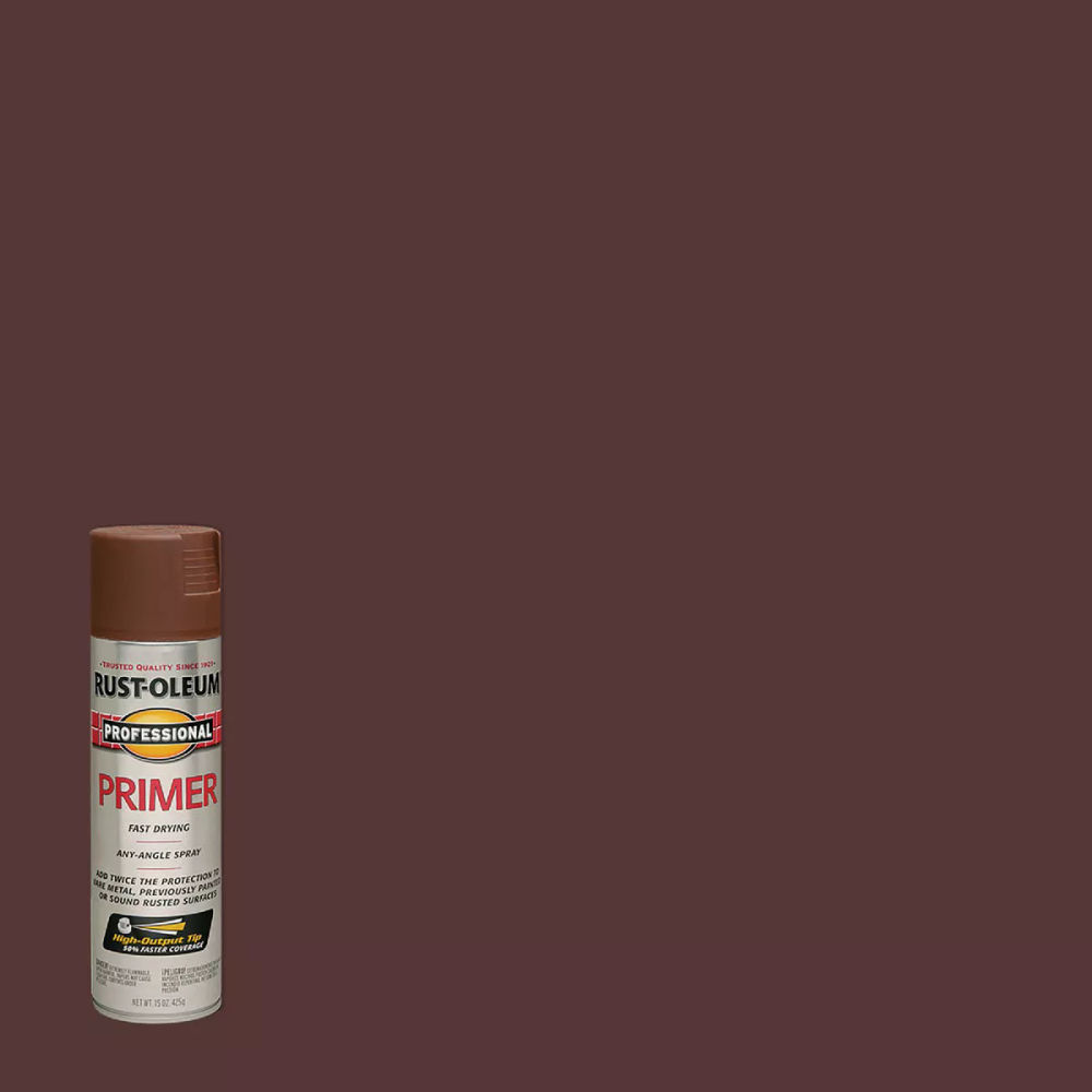 Rust-Oleum Professional Red Oxide 15 Oz. All-Purpose Spray Paint Primer ...