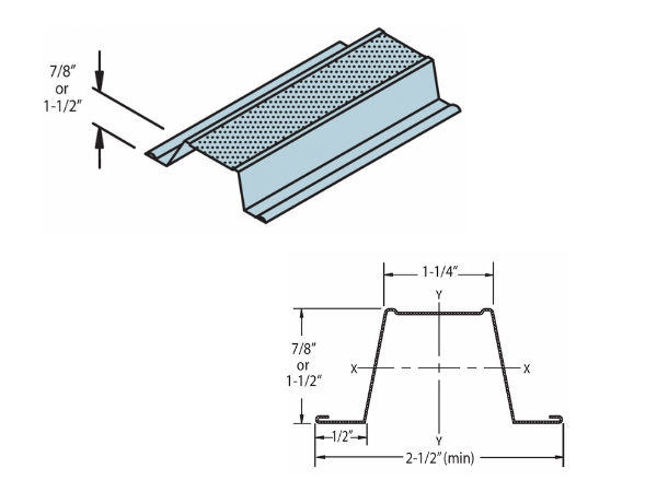 METAL FURRING 7/8X10 20GA at CBM Construction Building Materials | 20 ...
