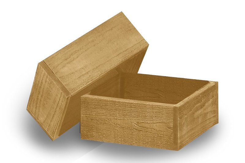 HB&G RoughSawn 660004 1x4 Square Trim, Polyurethane, For: Square Rough ...