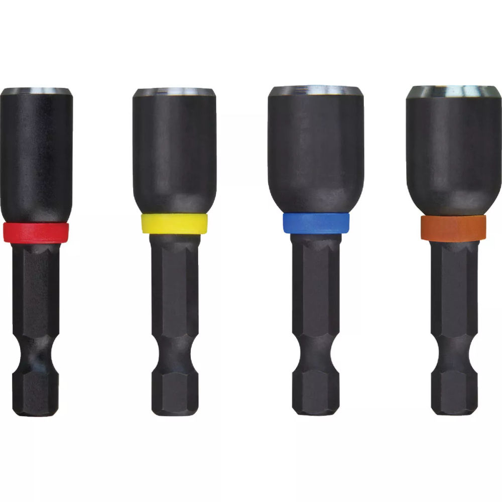 Milwaukee Shockwave 4-Piece Impact Magnetic Nut Driver Bit Set at S.W ...