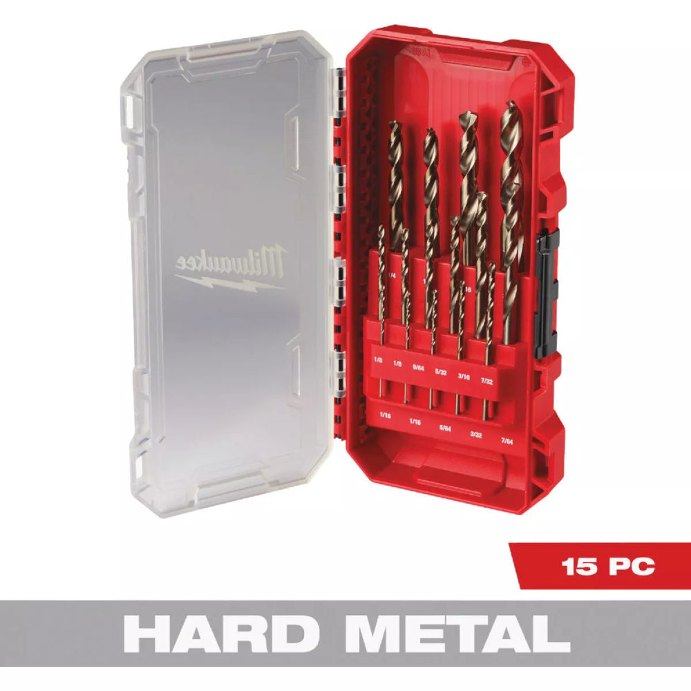 Milwaukee Red Helix Cobalt Drill Bit Set (15-Piece) at S.W. Collins Co ...