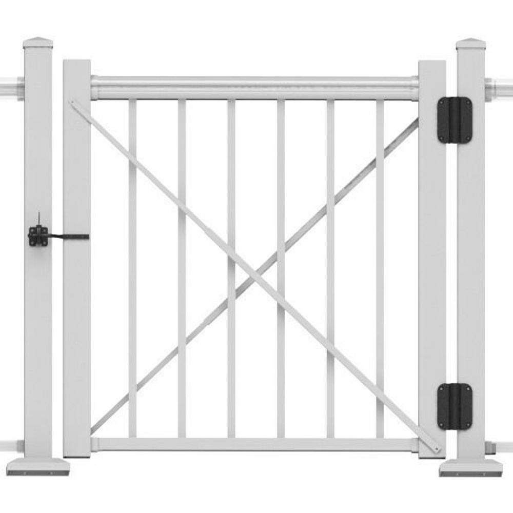 RDI White Aluminum Avalon Gate Kit at GR Mitchell, Inc | White ...
