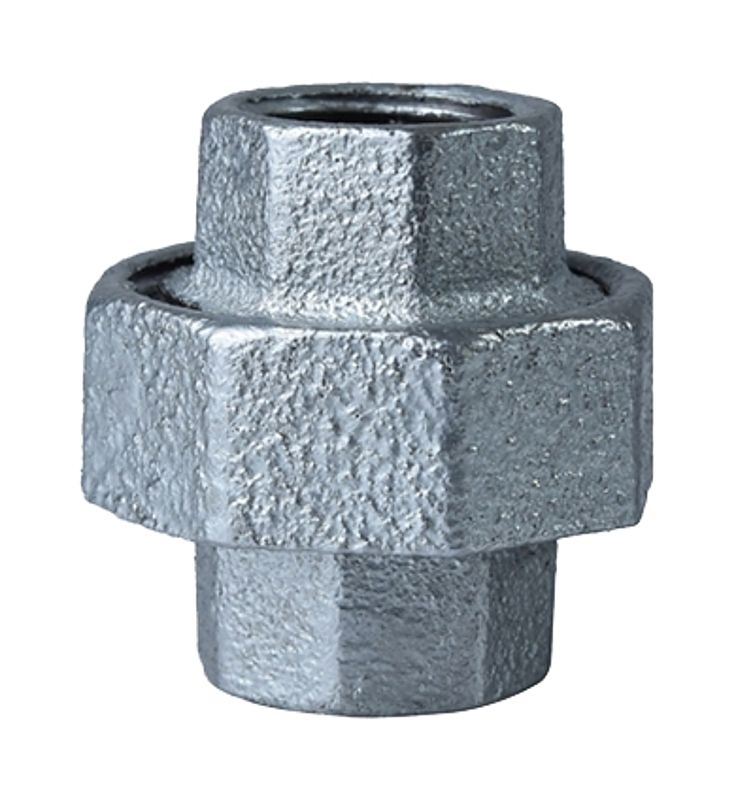 Galvanized Ground Joint Union 1/2-in FPT at Central Valley | Black ...