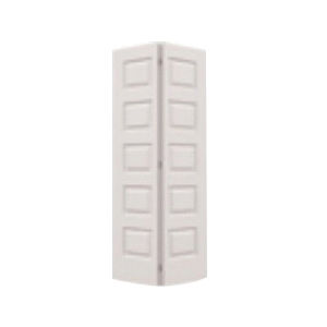Door, Interior, 6 ft 8 in H x 2 ft W, 5-Panel, Bi-Fold, MDF at HPM ...