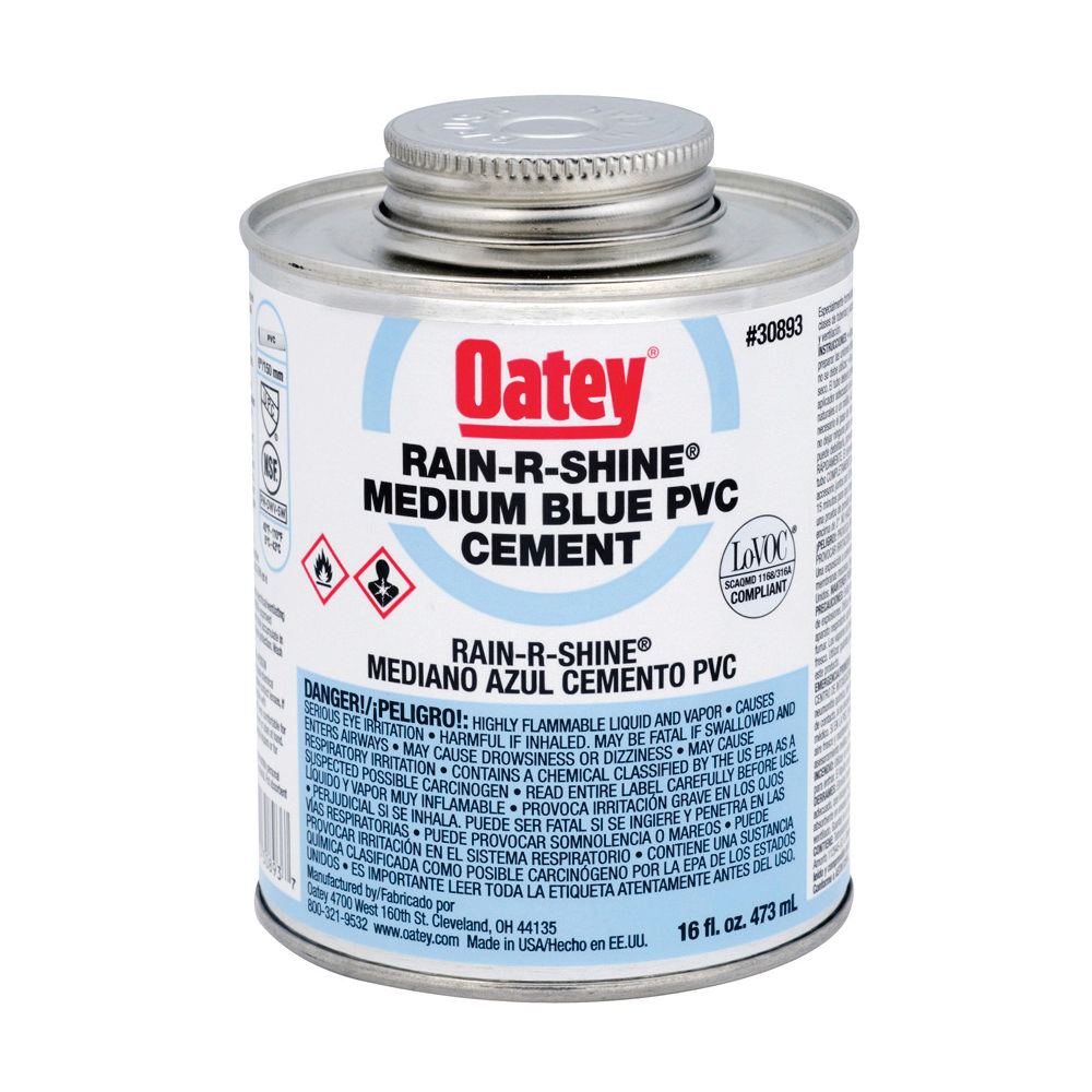 Solvent Cement, 16 oz Can, Liquid, Blue at HPM Building Supply | PVC ...