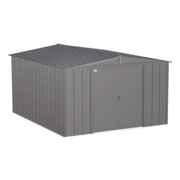 Classic Series Storage Shed, 115 sq-ft, 10 ft W, 12 ft D, 6 ft H, Steel ...