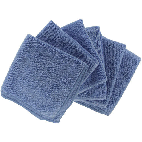 Ultra Absorbent Blue Microfiber Cleaning Cloth 6 Pack at Discount ...