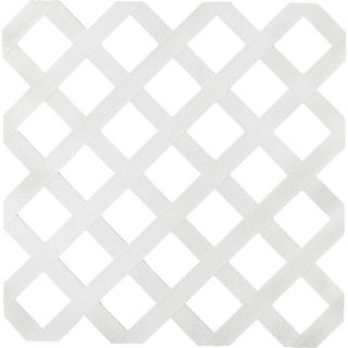4-ft. x 8-ft. (1/8 in. grid) Plastic Mesh Lattice - White at Matt’s ...