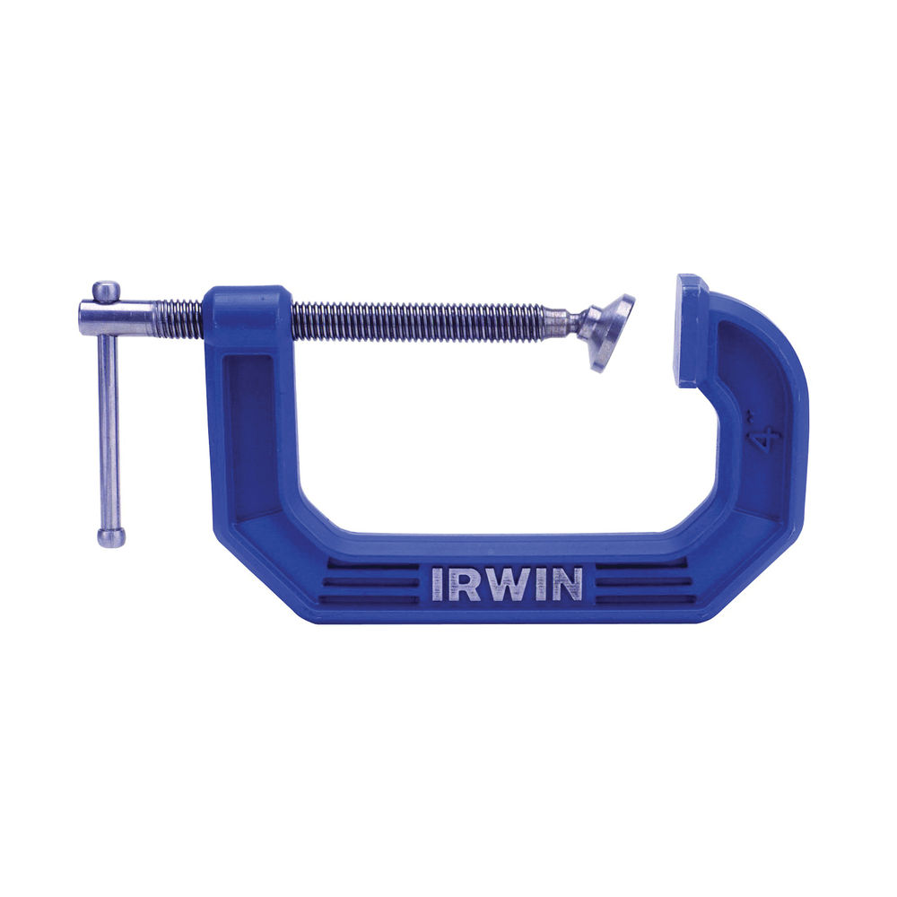 C-Clamp, 10 lb Clamping, 5 in Max Opening Size, 3-1/4 in D Throat ...