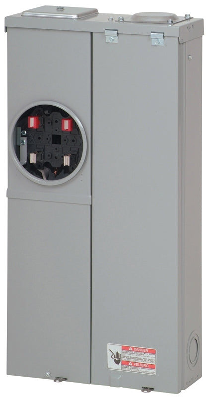 Meter Breaker, 200 A, 4 -Space, 8 -Circuit, NEMA 3R Enclosure, Surface ...