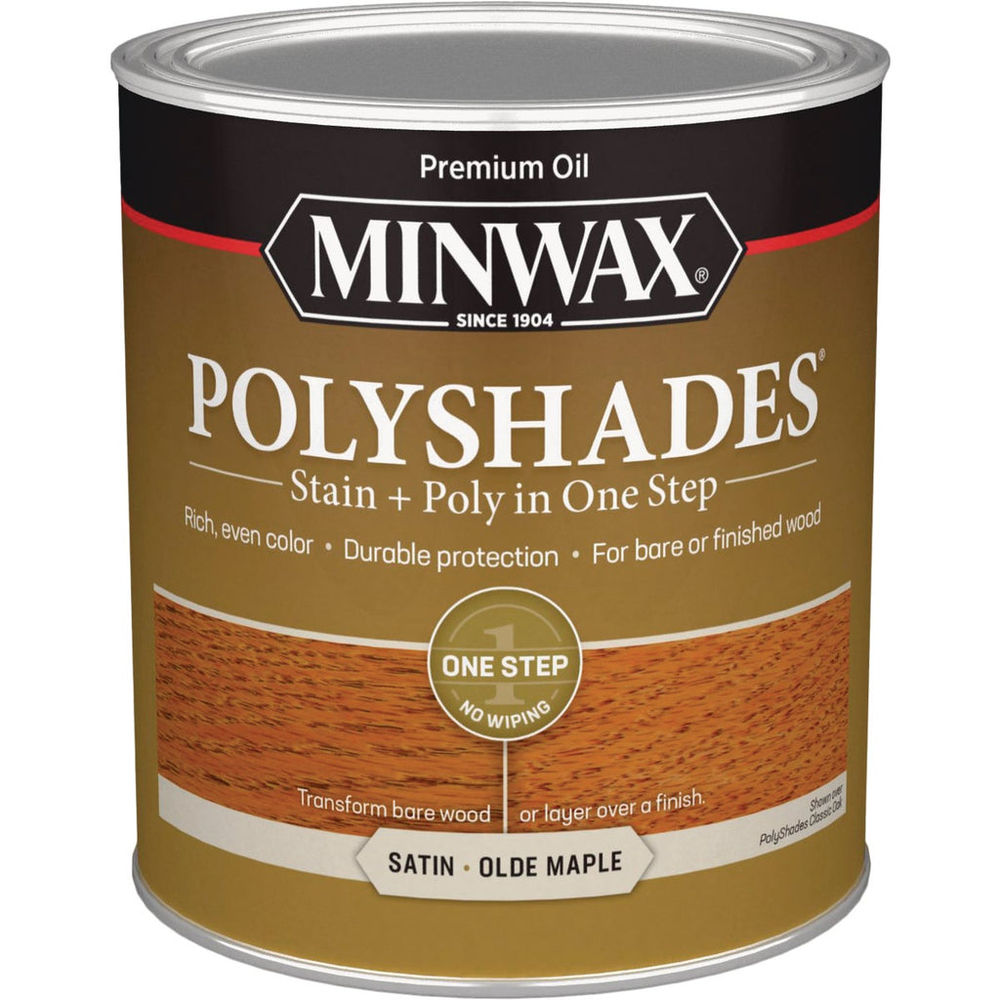 Minwax Polyshades 1 Qt. Satin Stain & Finish Polyurethane In 1-Step ...