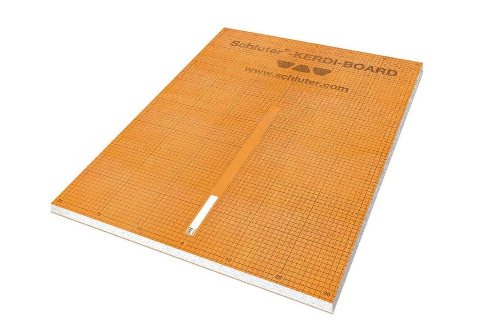 Kerdi Board 1/2" x 4' x 8' at S.W. Collins Co. | Schluter Shower System