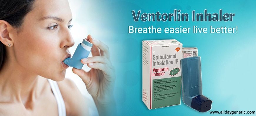 Ventorlin Inhaler (Salbutamol Inhaler) Used to Treat Asthma - 2 Photos ...
