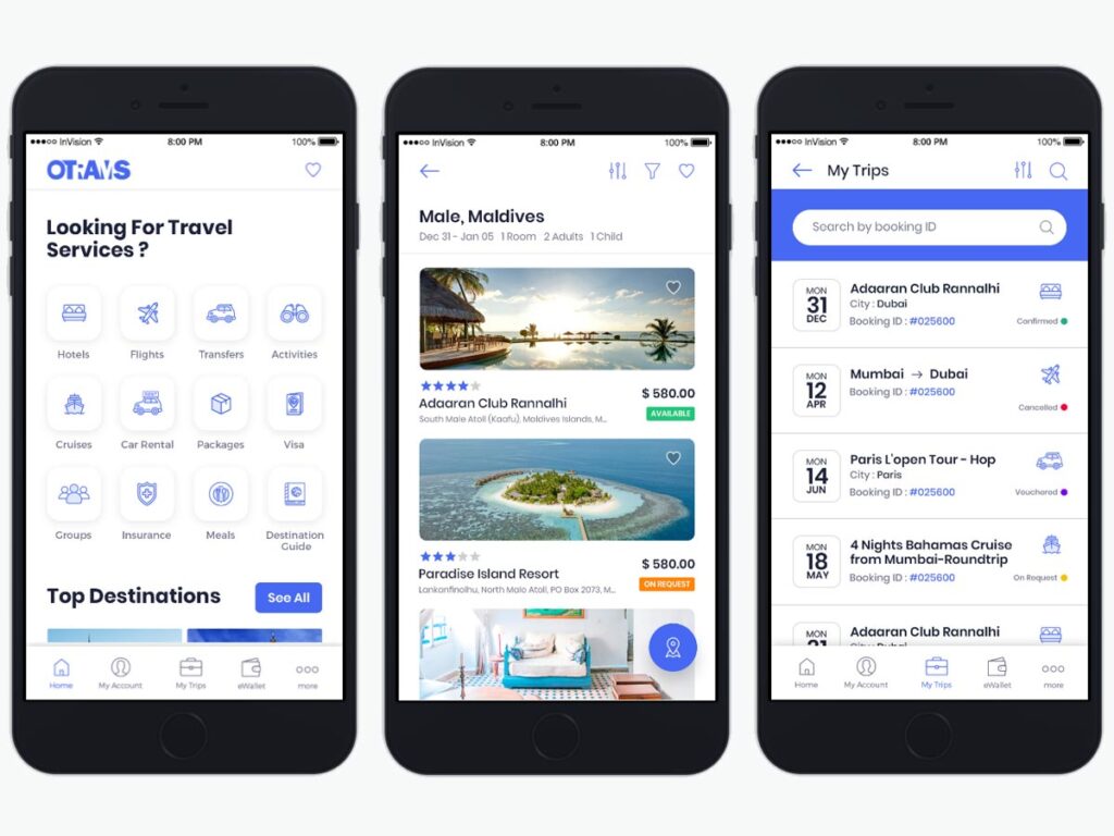 Best Travel Mobile ERP App | B2B and B2C Travel Application
