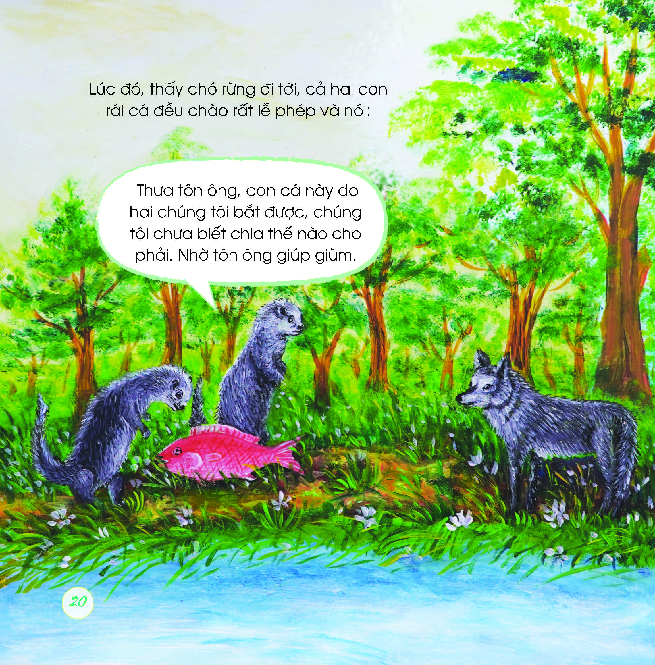 Chuyện Hai Con Rái Cá - Truyện Tranh Phật Giáo