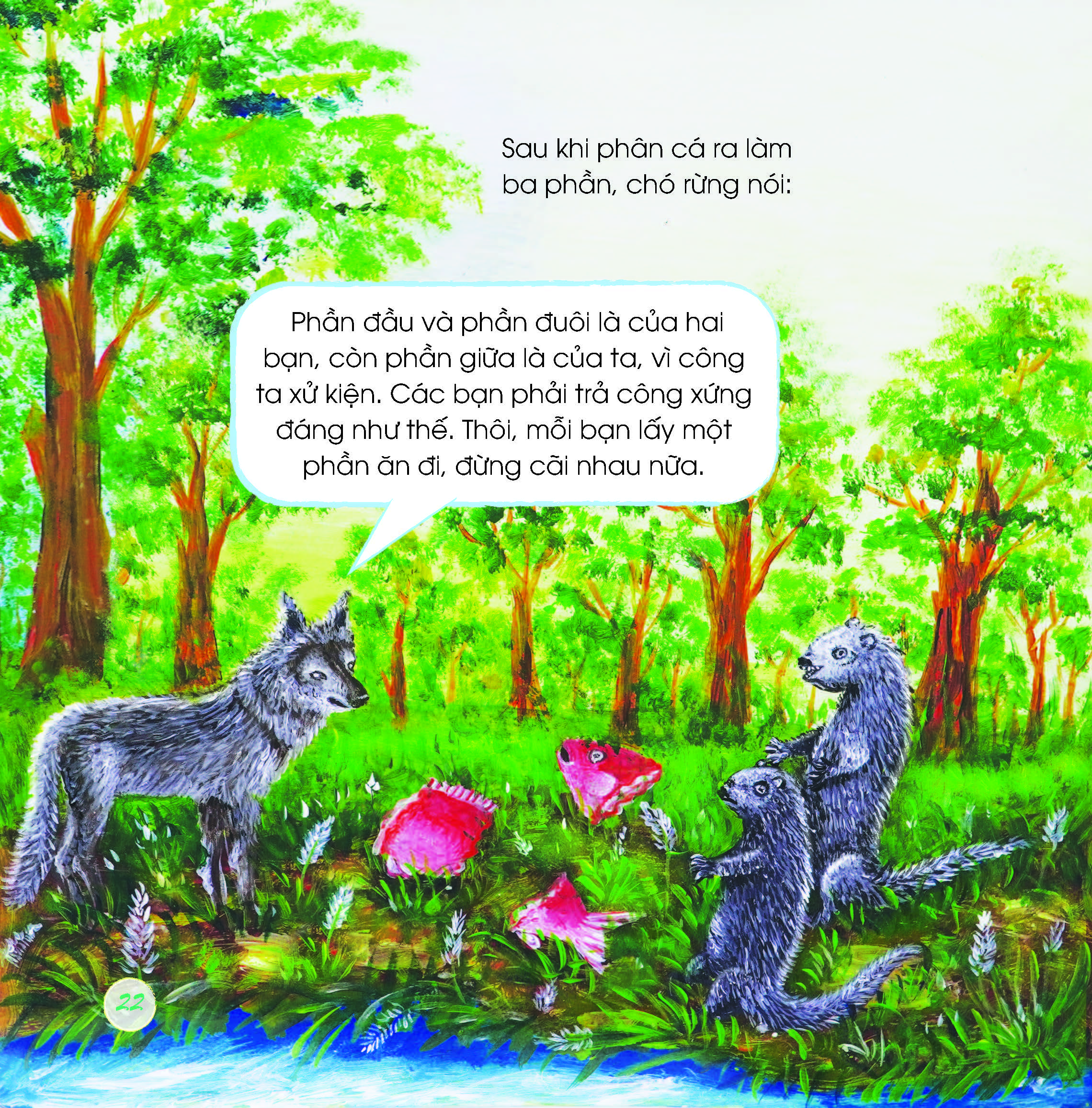 Chuyện Hai Con Rái Cá - Truyện Tranh Phật Giáo