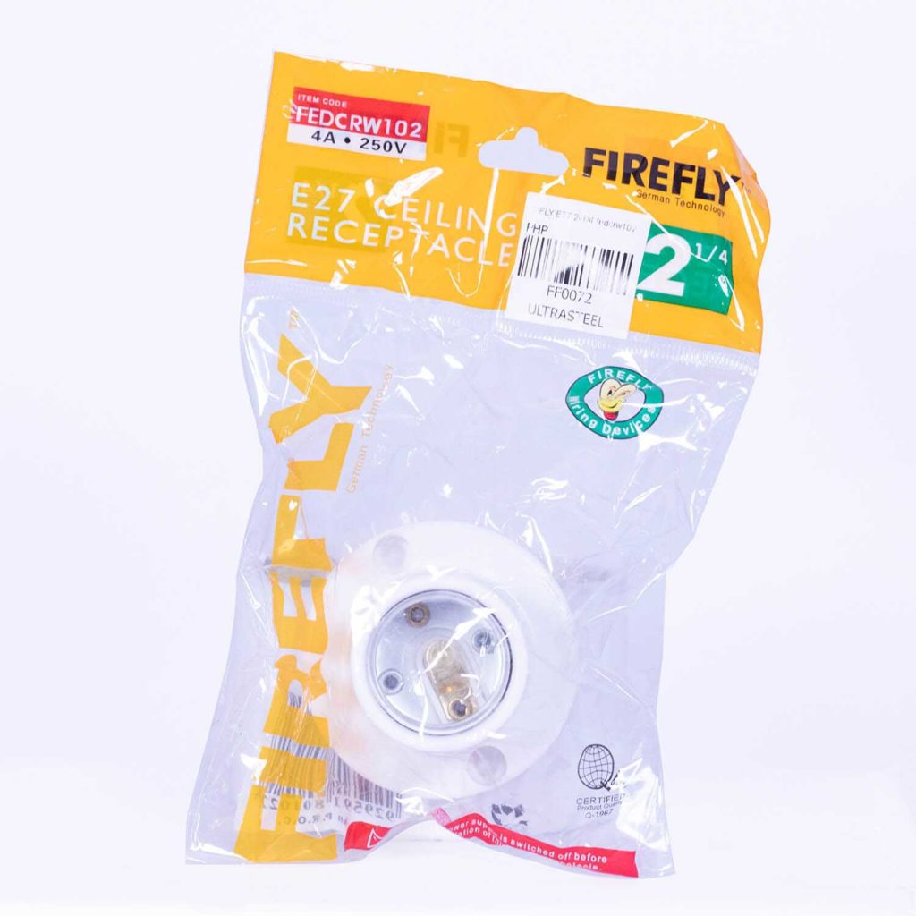 E27 Ceiling Receptacle White 2-1/4" (FEDCRW102) - Tacloban Ultrasteel ...