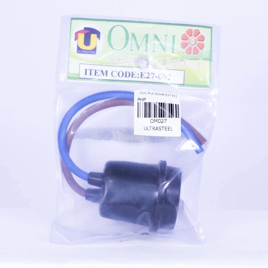 Weatherproof Rubber Socket (E27-602) - Tacloban Ultrasteel Corporation