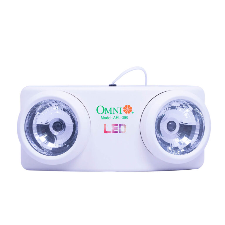 Led Auto Emergency Light Swivel Head 2 Watts X 1 Watt (AEL-390 ...