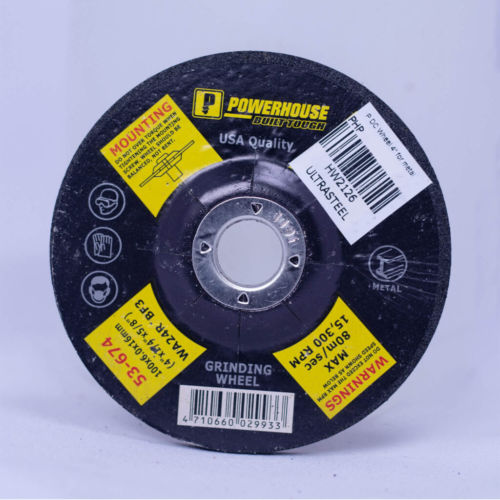 Powerhouse Depressed Center Wheel 4" - Tacloban Ultrasteel Corporation