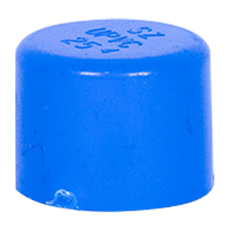 Blue UPVC End Cap (3/4") - Tacloban Ultrasteel Corporation
