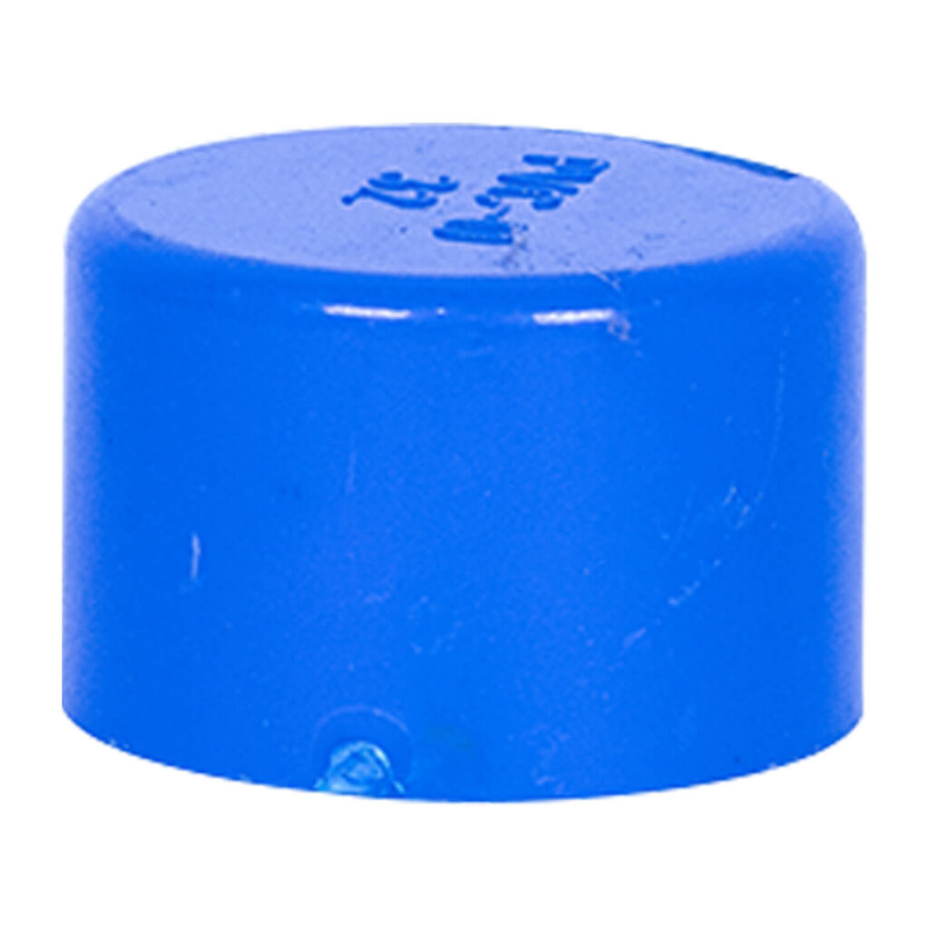 Blue UPVC End Cap (1") - Tacloban Ultrasteel Corporation