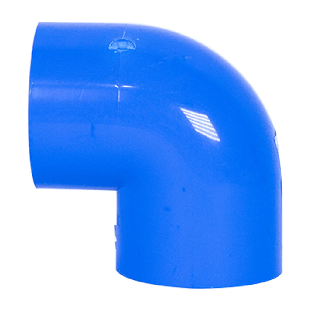Blue UPVC Elbow Plain (1'') - Tacloban Ultrasteel Corporation