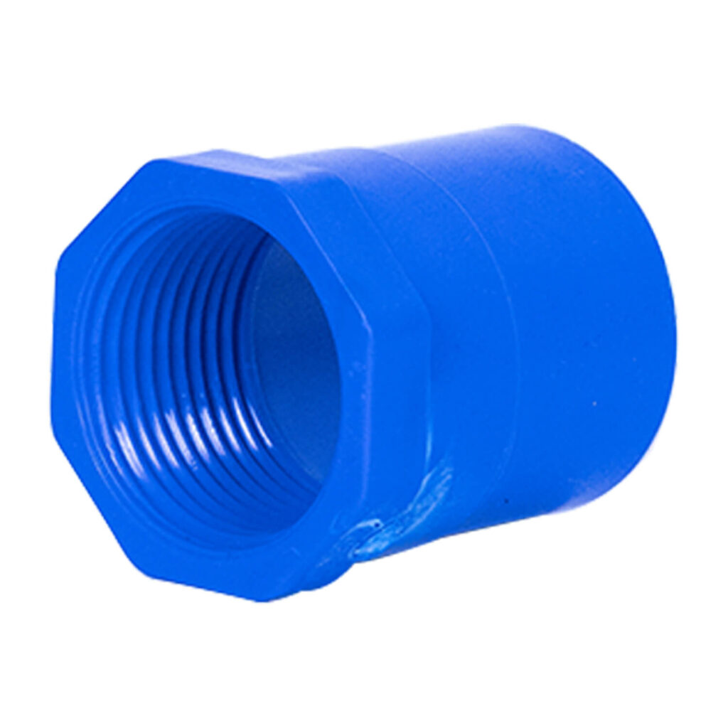 Blue UPVC Female Threaded Adapter (3/4'') - Tacloban Ultrasteel Corporation