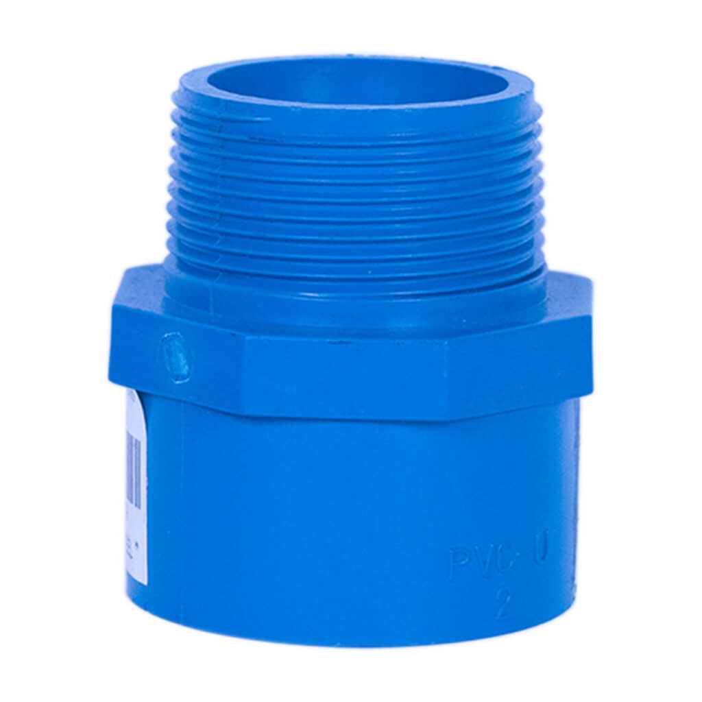 Blue UPVC Male Threaded Adapter (1-1/2'') - Tacloban Ultrasteel Corporation