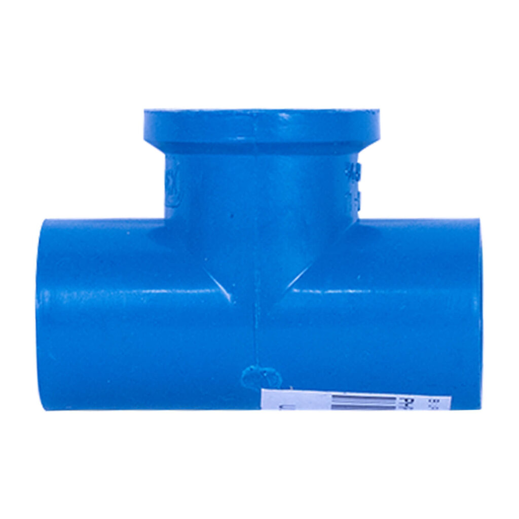 Blue UPVC Tee Threaded (1/2'') - Tacloban Ultrasteel Corporation