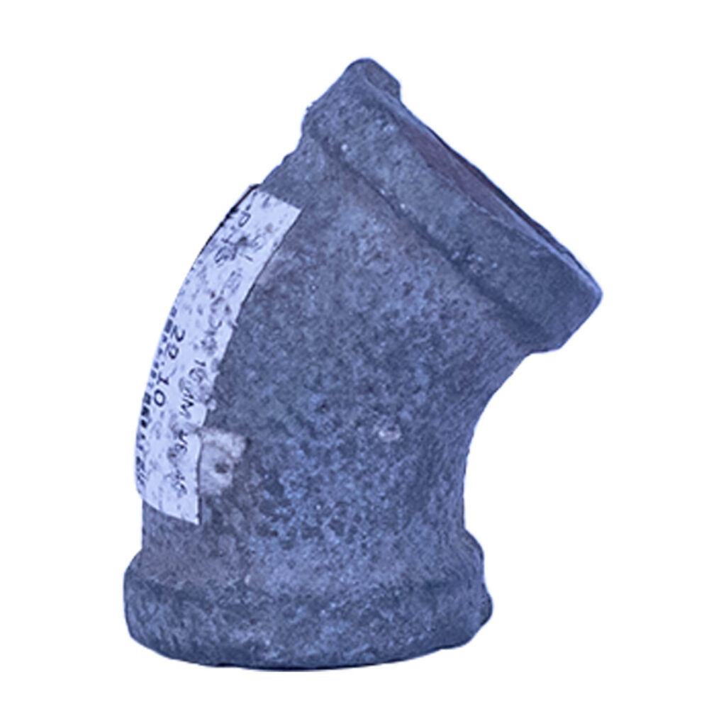 Galvanized Iron Elbow 10mm (3/8" X 45 Degree) - Tacloban Ultrasteel ...