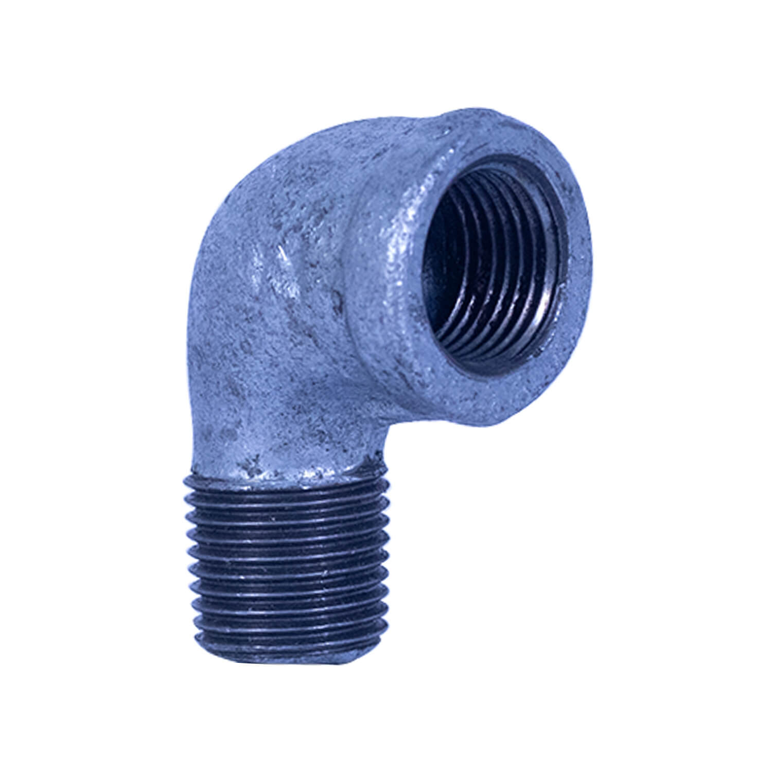 Galvanized Iron Heavy Duty Straight Elbow 013mm(1/2") X 90 Degree ...