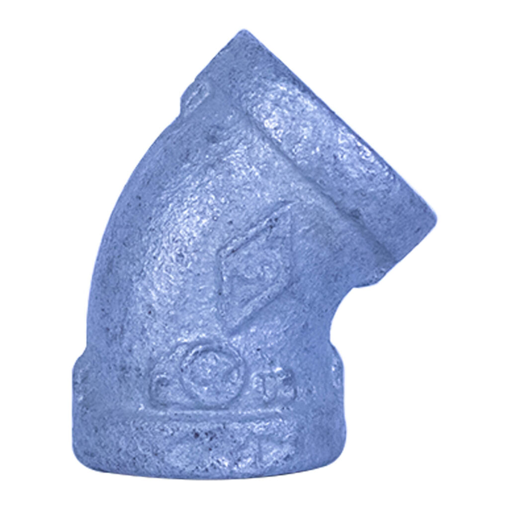 Galvanized Iron HD Elbow 13mm (1/2" X 45°) - Tacloban Ultrasteel ...