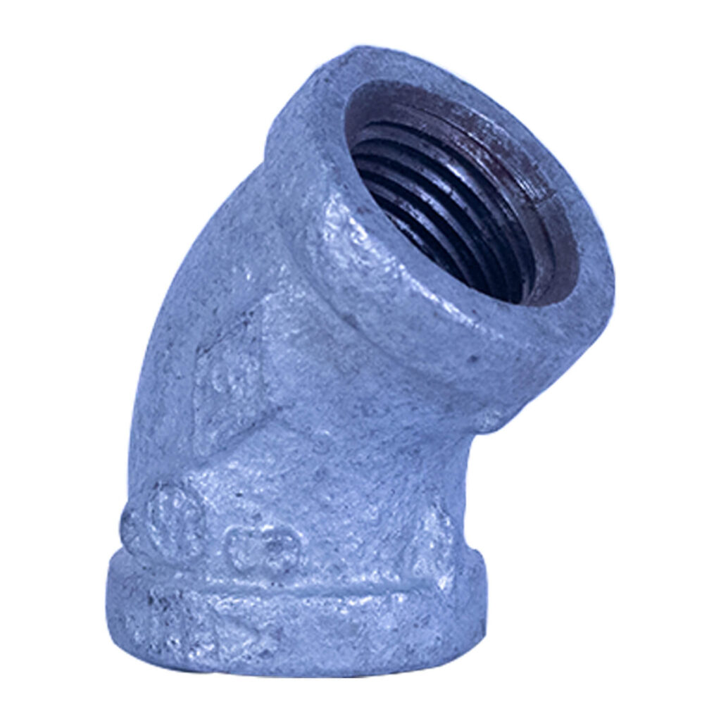 Galvanized Iron HD Elbow 13mm (1/2" X 45°) - Tacloban Ultrasteel ...
