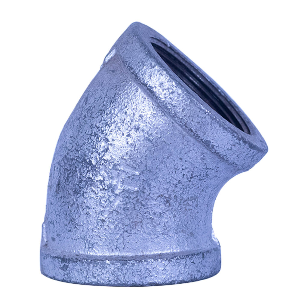 Galvanized Iron Heavy Duty Elbow 038mm(1-1/2") X 45 Degree - Tacloban ...