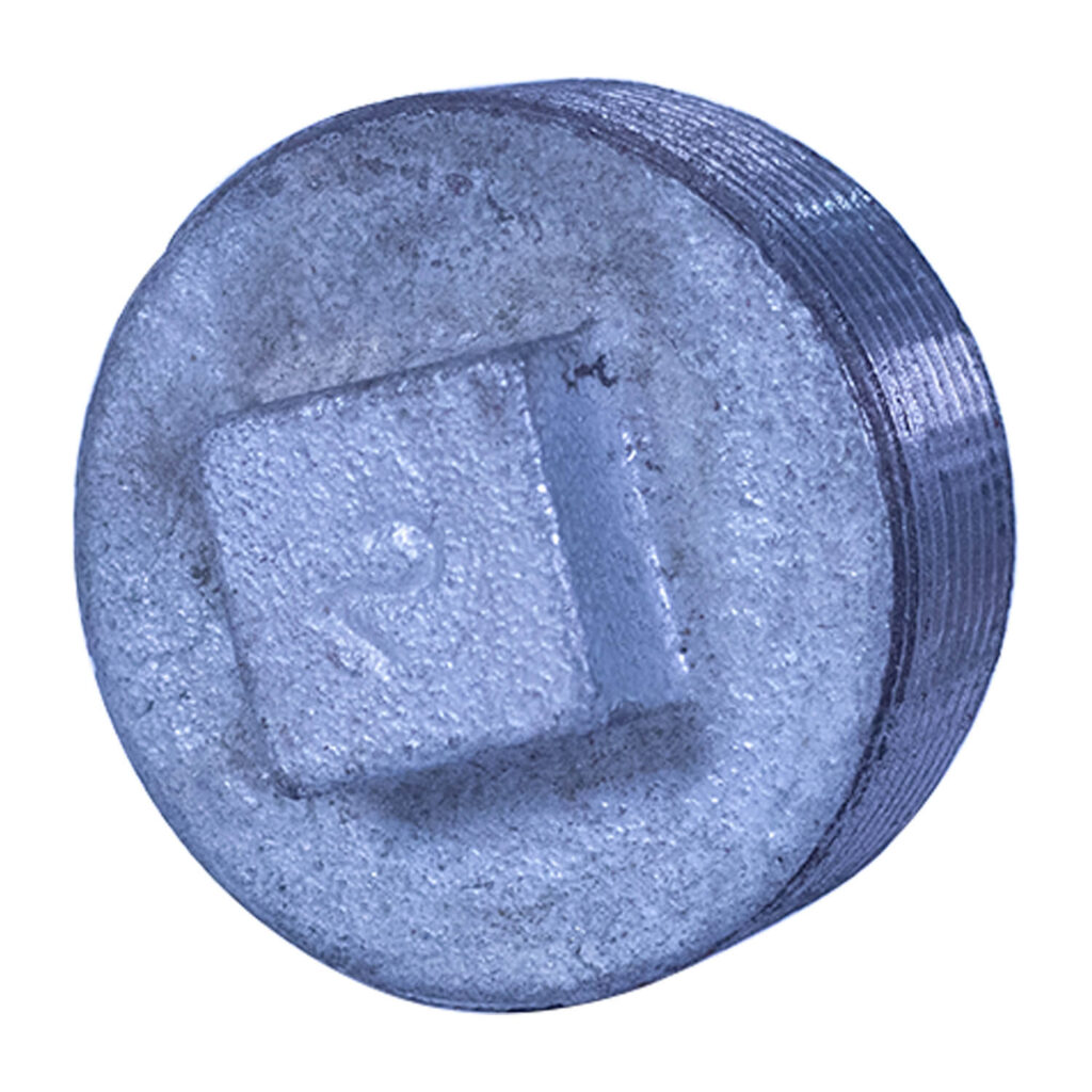 Galvanized Iron Heavy Duty Plug 50mm(2") - Tacloban Ultrasteel Corporation